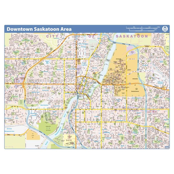 Saskatoon Downtown - Compact | Stanfords