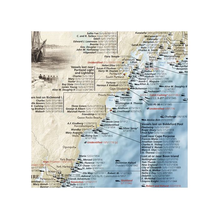 Map Of Northeast Florida Shipwrecks