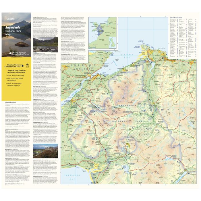 Snowdonia National Park Map - North Map | Stanfords