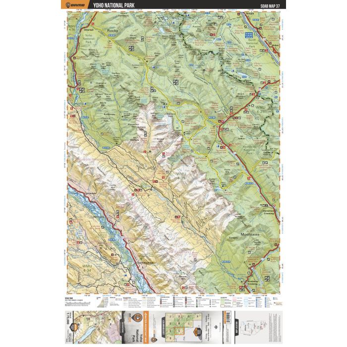 Yoho National Park Map Take A Hike! The Burgess Shale