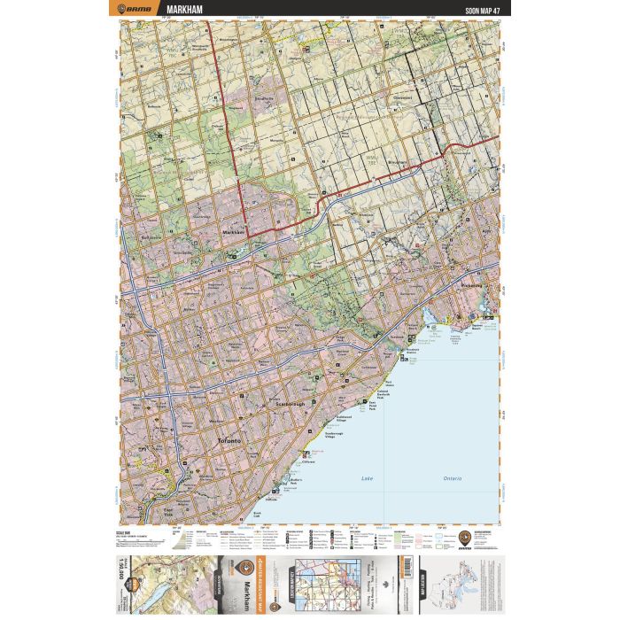 SOON47 Markham - Southern Ontario Topo Map | Stanfords