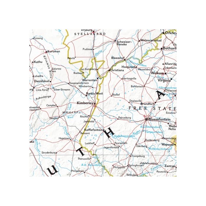 Map Of Bloemfontein South Africa My City Bloemfontein © | A