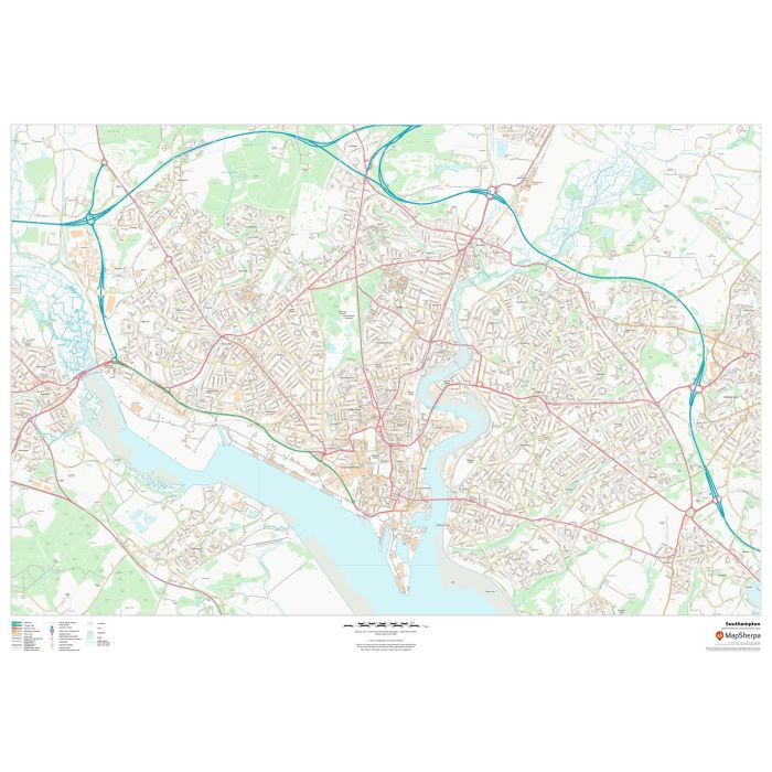 Southampton Map | Stanfords