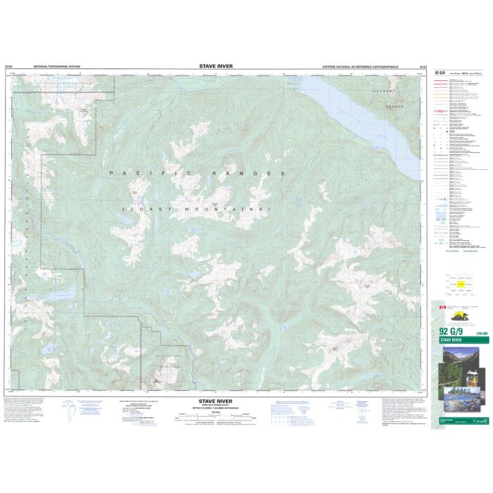 Stave River - 92 G/9 - British Columbia Map | Stanfords