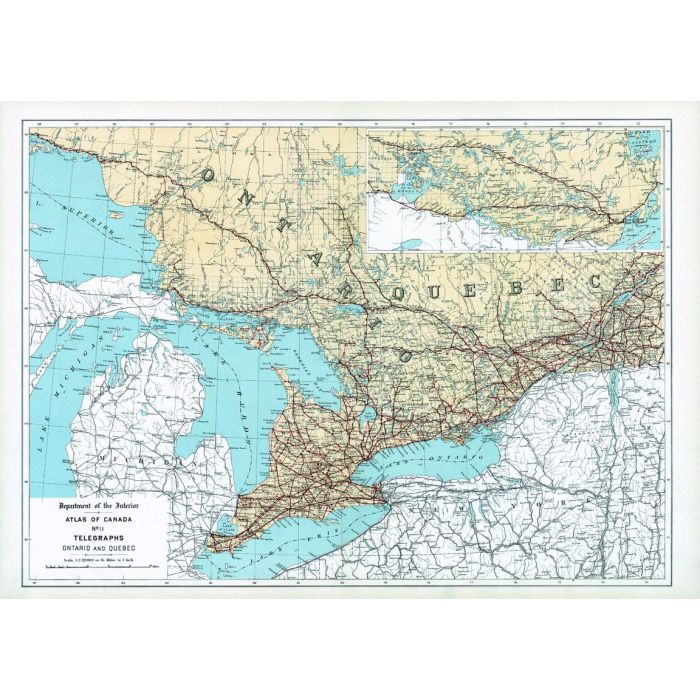 Quebec Ontario Map Free Maps Of Canada | Mapswire