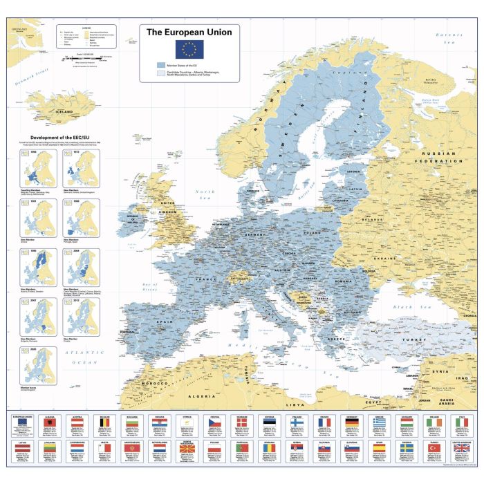 The European Union Map | Stanfords