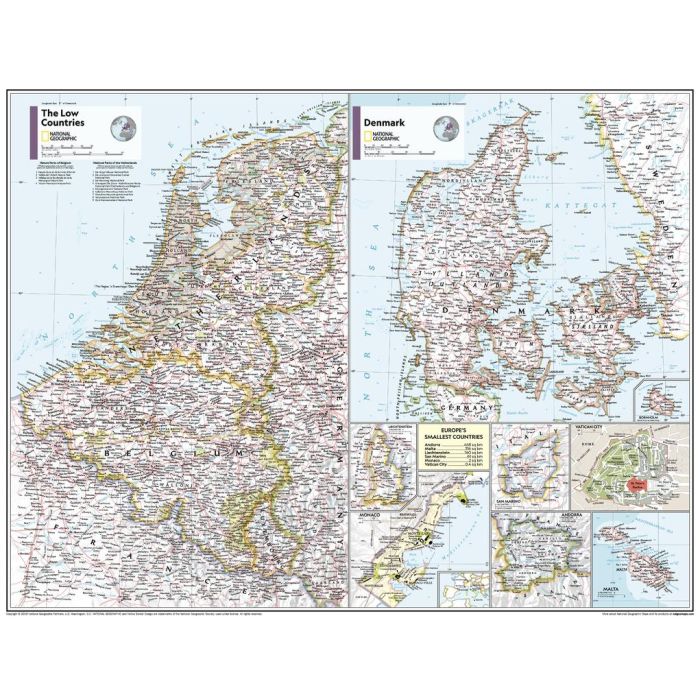 The Low Countries, Denmark, and Europe's Smallest Countries - Atlas of ...