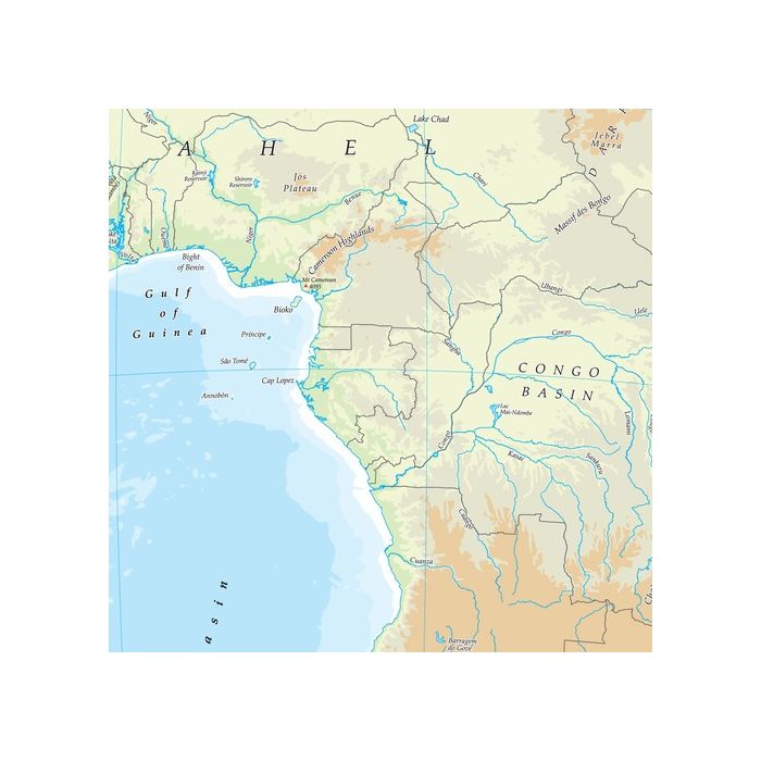 Africa Physical Features Map Exploring Africa