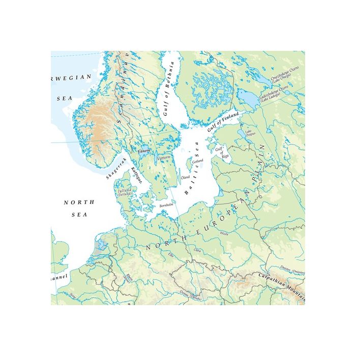 Europe Map With Physical Features Geography Of Europe. Ppt Download