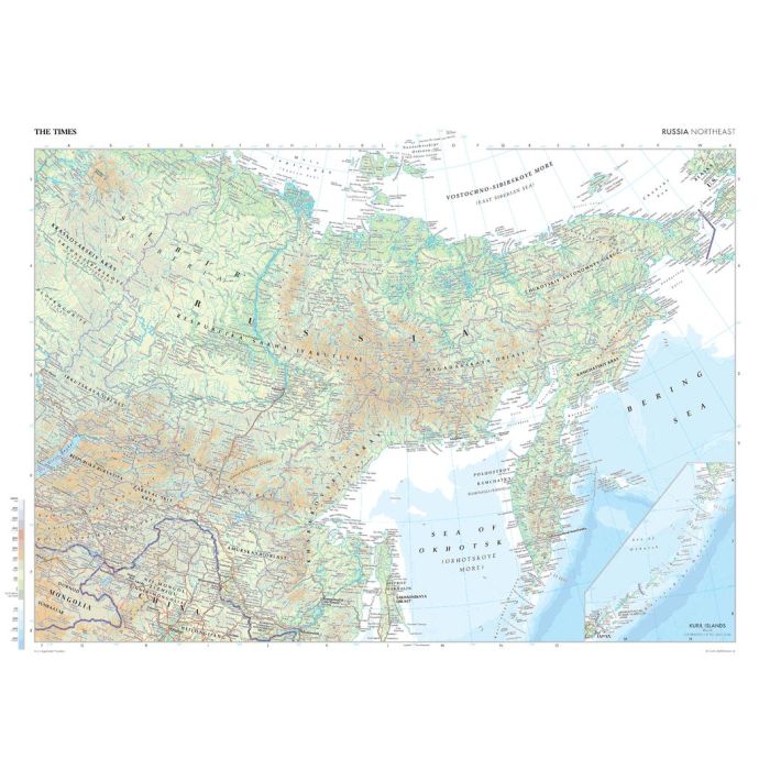 Northeastern Siberia Map Northern Asia In The 19th Century Map