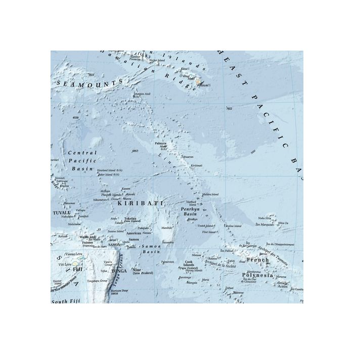 Pacific Ocean Map