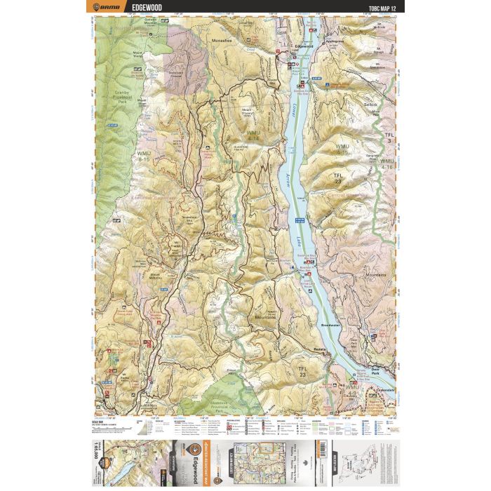 TOBC12 Edgewood - Thompson Okanagan BC Topo Map | Stanfords