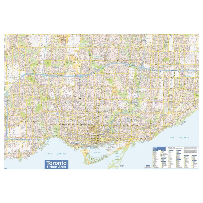 Toronto City Map | Stanfords
