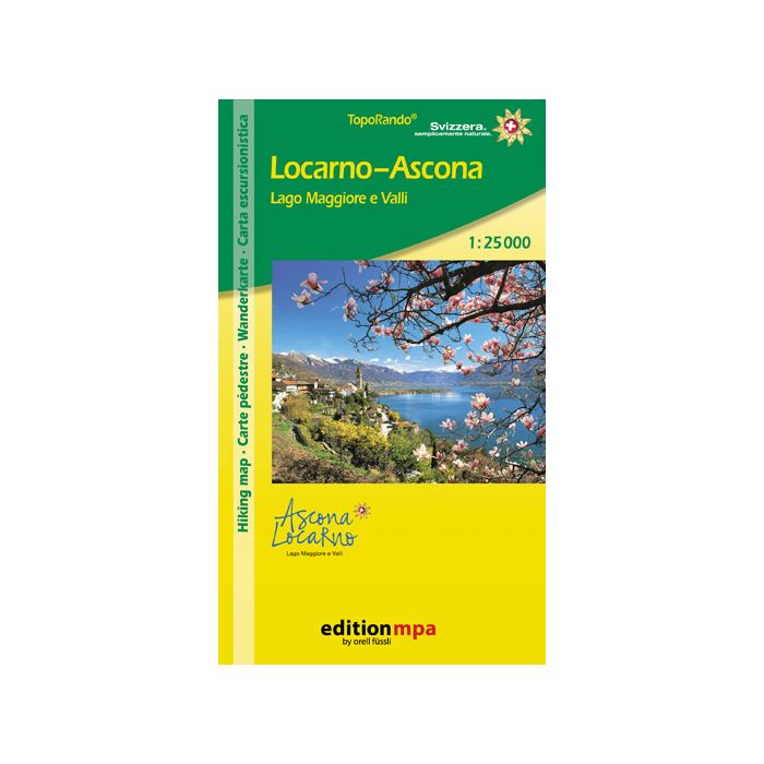 Locarno · Ascona, Switzerland | Edition MPA Hiking Map | 1:25,000 ...