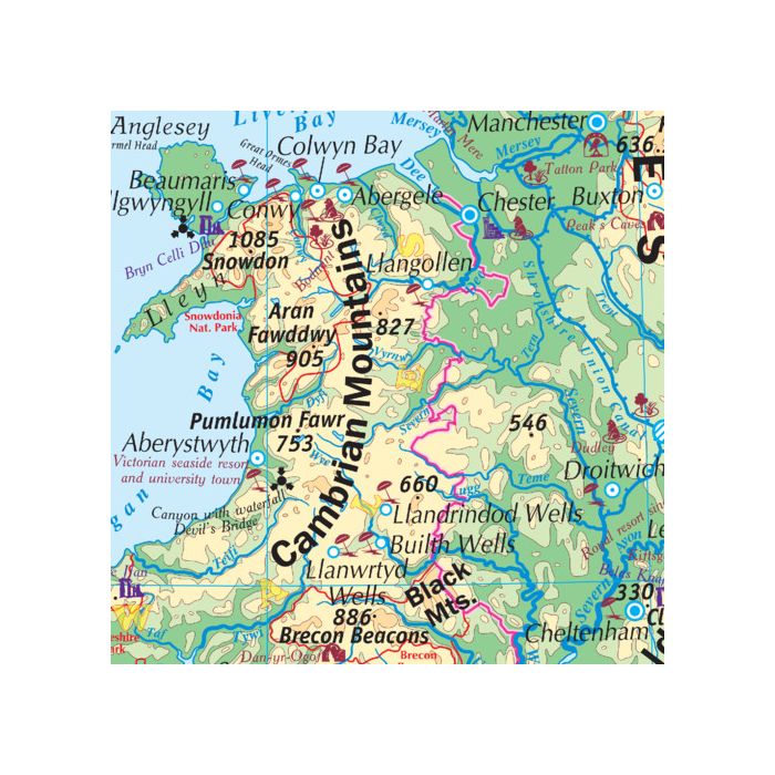Physical Map Of United Kingdom Ezilon Maps Map Of The United Kingdom