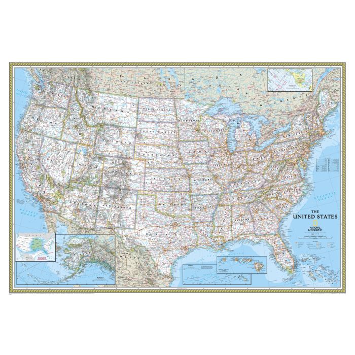 United States Classic Map | Stanfords