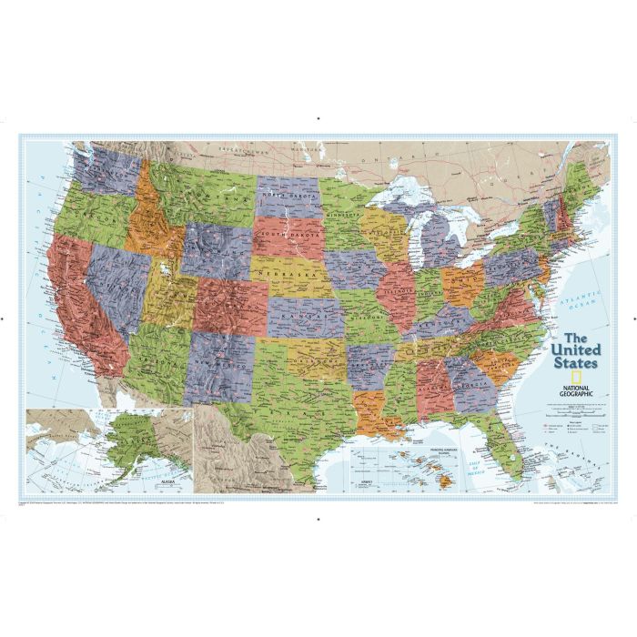 United States Explorer Map | Stanfords