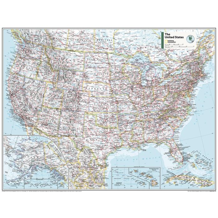 United States Political - Atlas of the World, 11th Edition Map | Stanfords