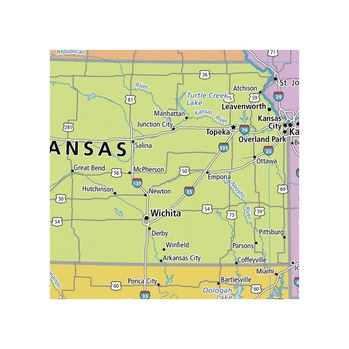 Large Political And Administrative Map Of The Usa With America
