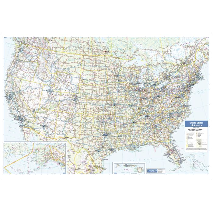 USA Wall Map | Stanfords