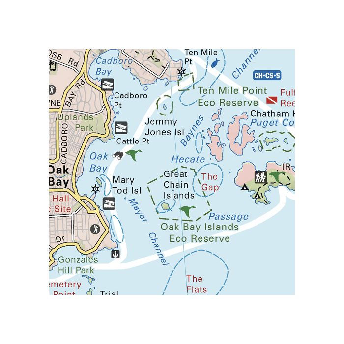Victoria Vancouver Island Map VANCOUVER ISLAND — Maps As Art