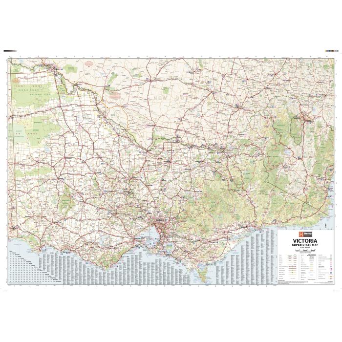 Victoria, Australia State SuperMap | Stanfords