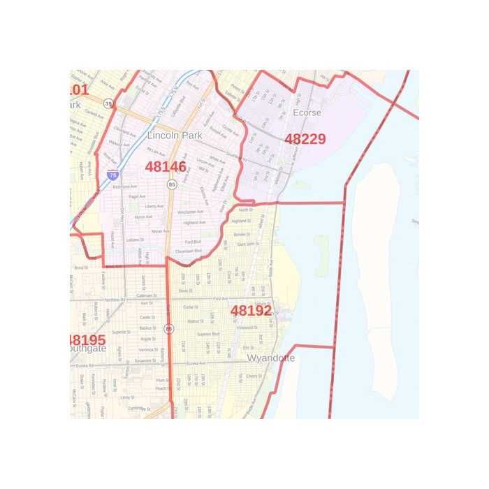 Wayne County Zip Code Map Zip Code Map Mobile Coverage & Cell Phone
