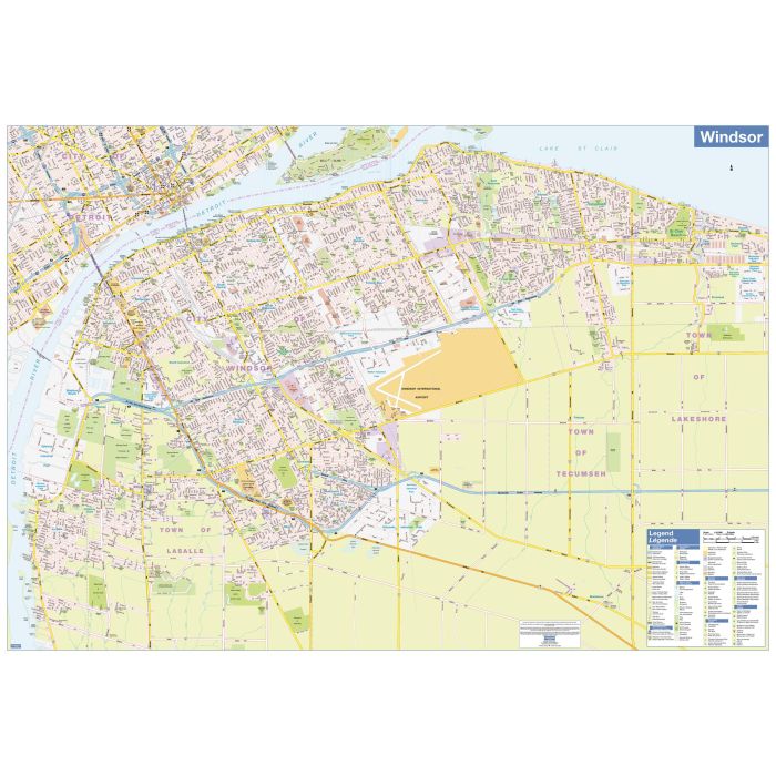 Map Of Downtown Windsor Ontario