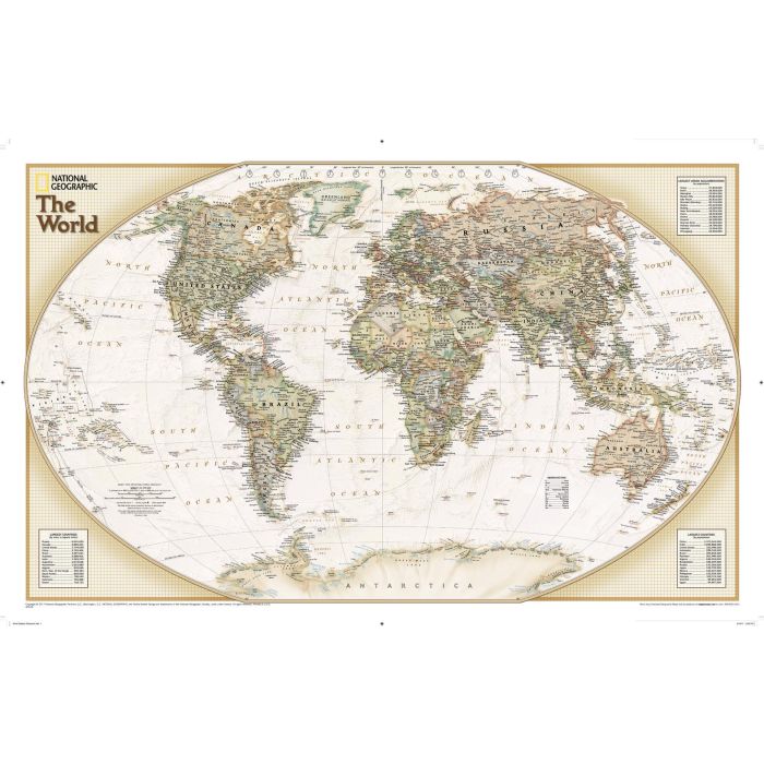 World Explorer Executive Map | Stanfords