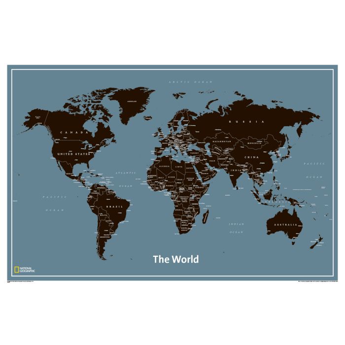 World Modern Map | Stanfords