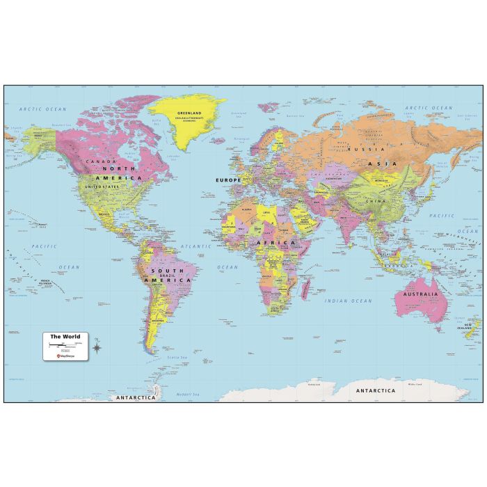 World Political Map | Stanfords