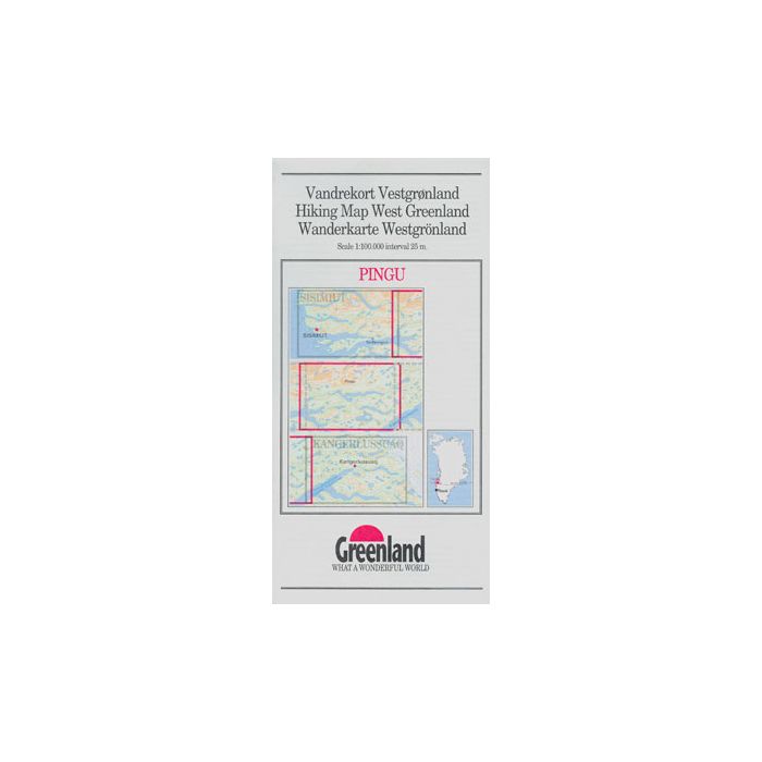 Pingu | Greenland Tourism Hiking Map [9] | Stanfords