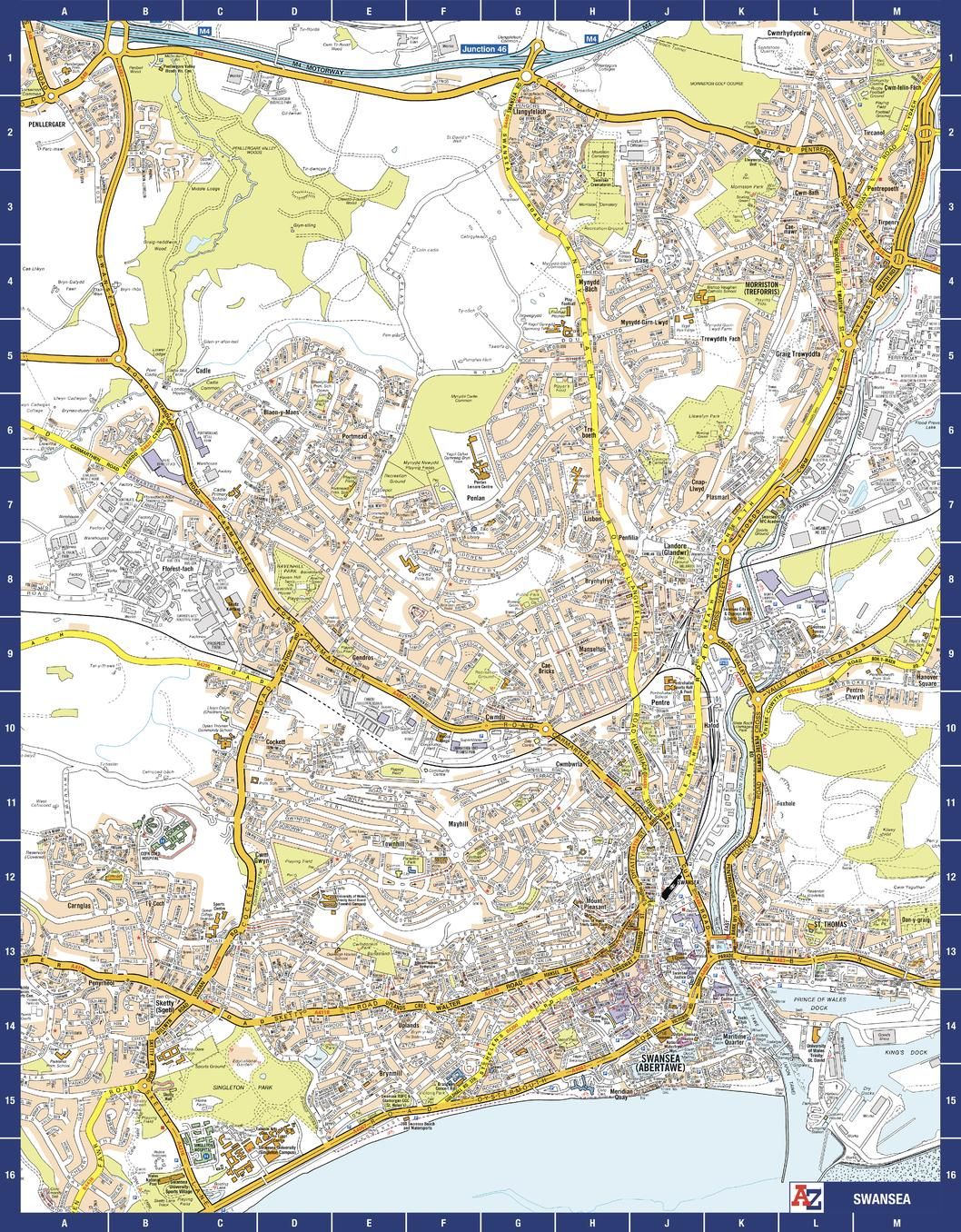 Swansea City Map Swansea City AFC Foundation | Swansea