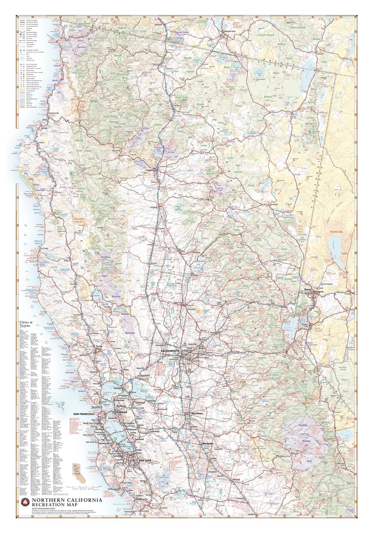 Map Of Northern California