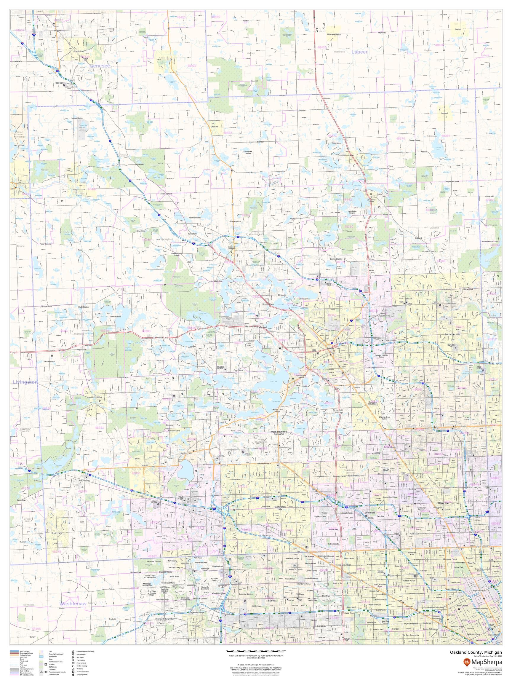 Oakland County Map Oakland County Cannabis – Is It Legal & Where To