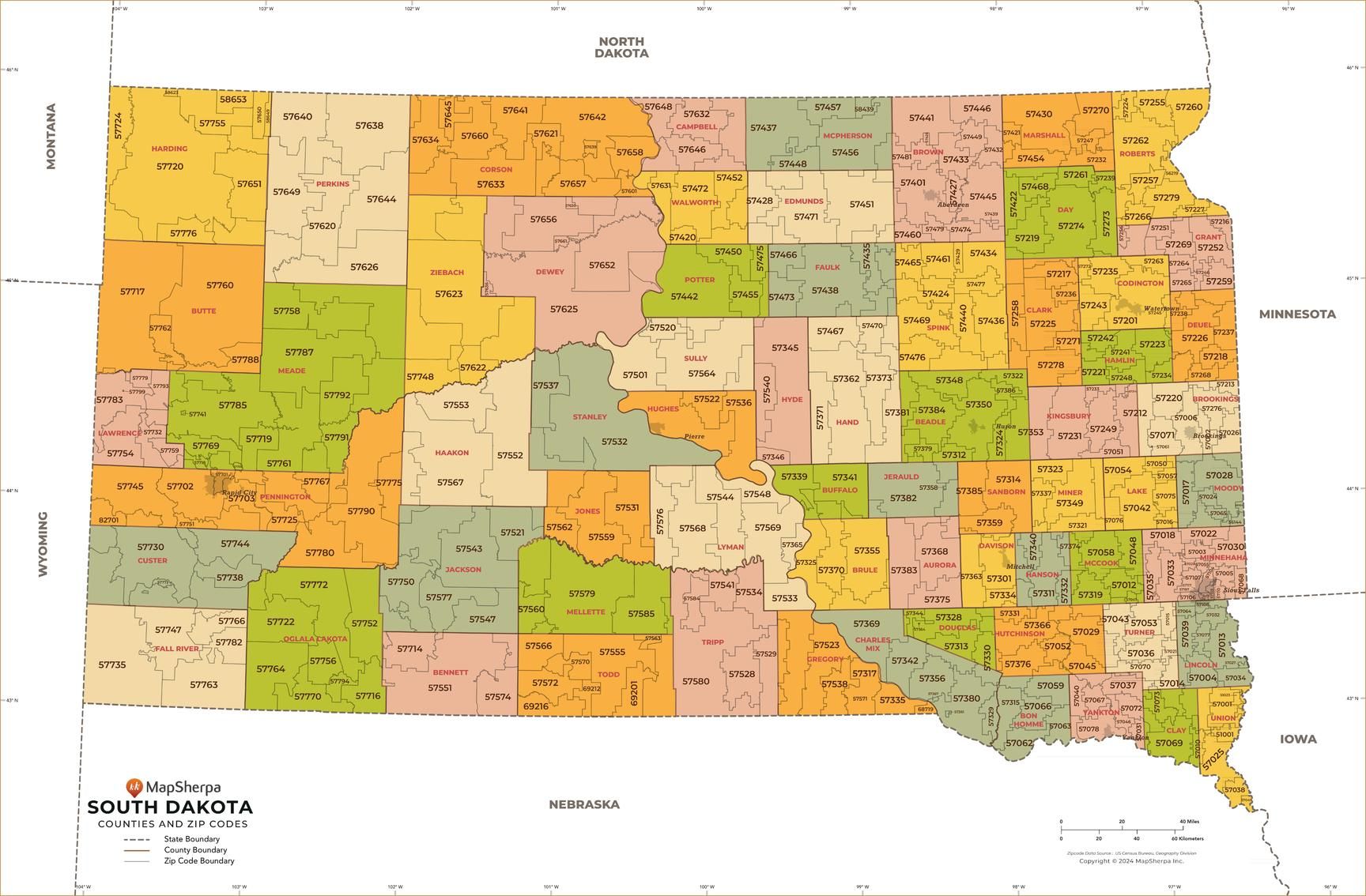 Deschutes County Zip Code Map ZIP Code Maps Of Every U.S. County