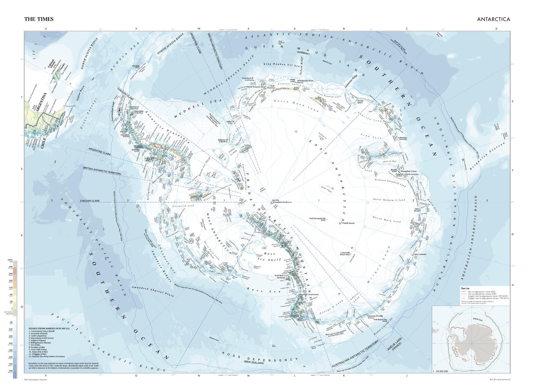 Antarctica Map NEW * KS2 Blank Antarctica Map Display Poster Twinkl