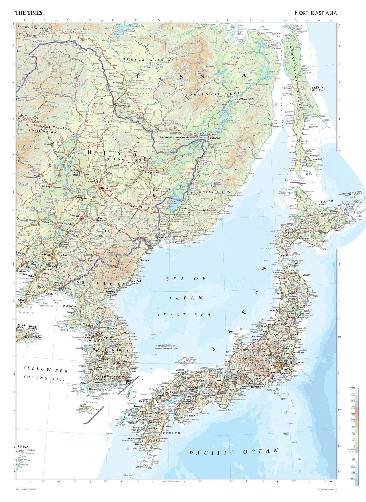 North East Asia Map Steam Workshop::Map Of Northeast Asia 03