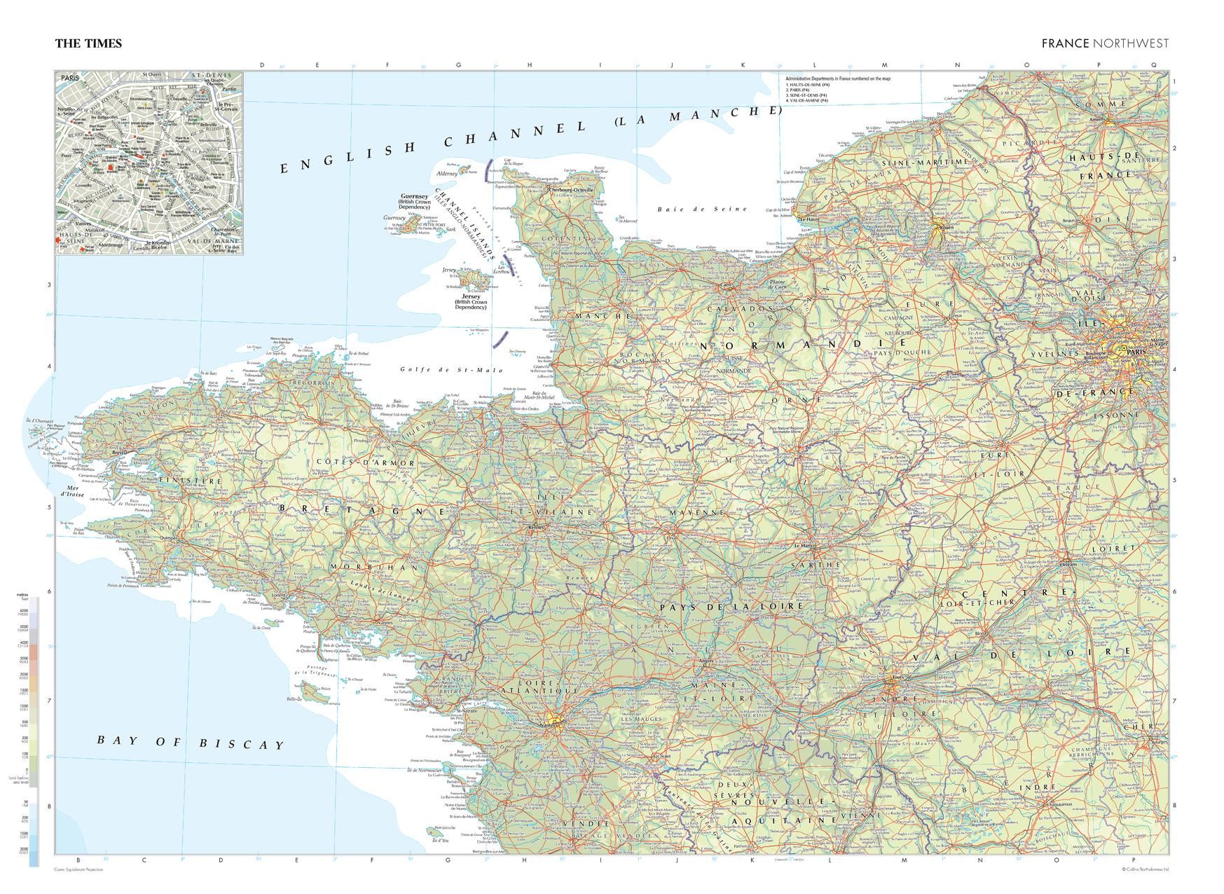Nord France Map