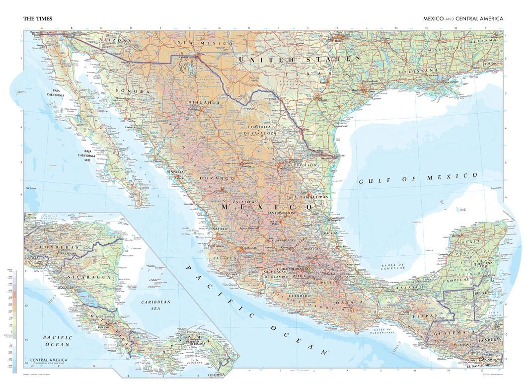 Detailed Map Of The Americas Historical Atlas Of North America (15