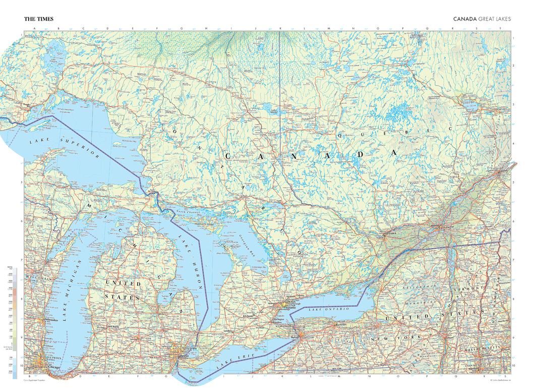Discover Canada With These 20 Maps Great Lakes Map Great Bear Lake