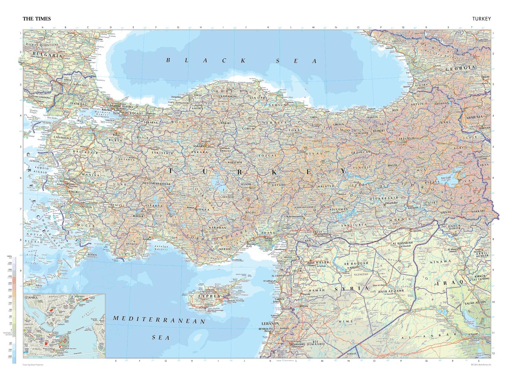 Turkey Maps Facts World Atlas