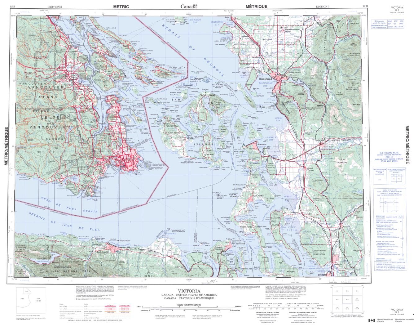 Victoria Island Canada Map Old Map Of Greater Victoria British